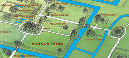 Angkor Temple Map - Cambodia Travel Maps - Plan Your Trip to Cambodia ...
